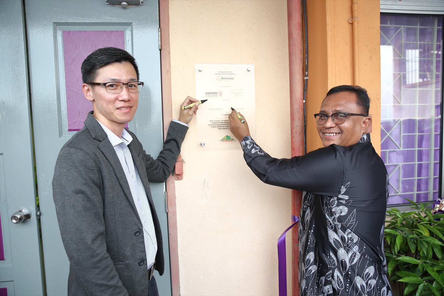 SMK Jinjang benefits from Rentwise CSR Program - Rentwise